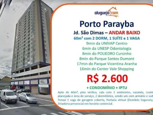 Apartamento para Locação em São José dos Campos/SP Jardim São Dimas 2 Quartos