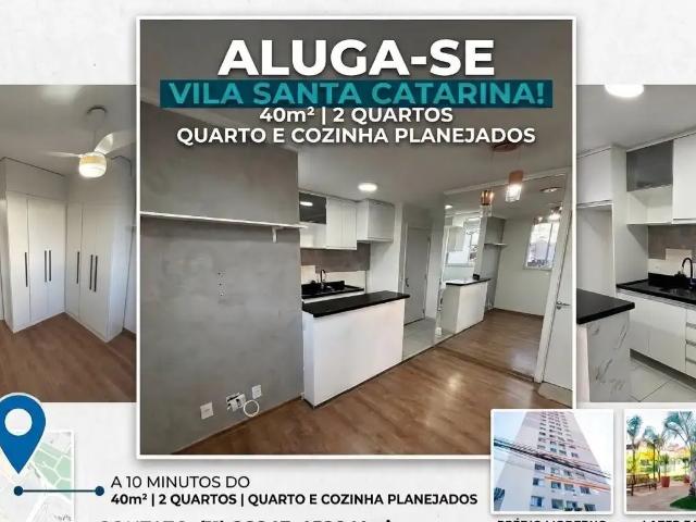 Apartamento para Locação em São Paulo/SP Vila Santa Catarina 2 Quartos