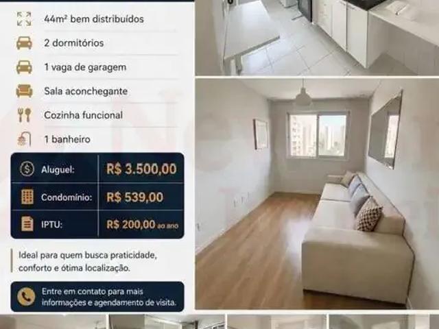 Apartamento para Locação em São Paulo/SP Brás 2 Quartos
