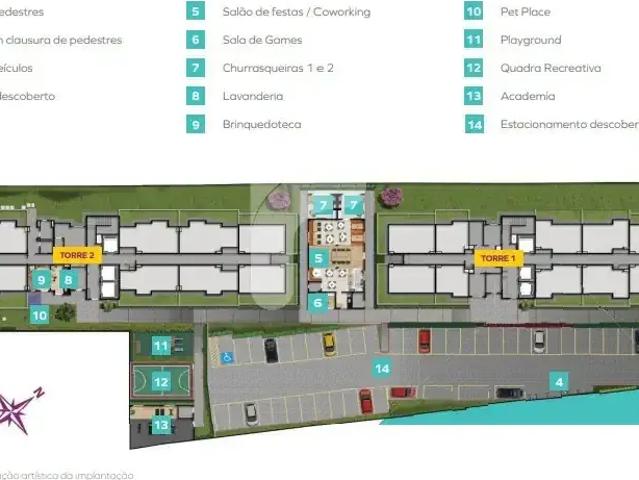 Apartamento para Locação em São Paulo/SP Jardim Prudência 2 Quartos