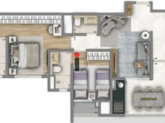 Apartamento para Locação em São Paulo/SP Mooca 2 Quartos