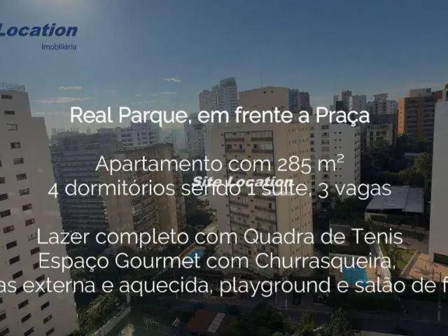 Apartamento para Locação em São Paulo/SP Real Parque 4 Quartos