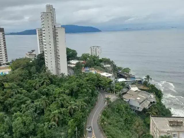 Apartamento para Locação em São Vicente/SP Ilha Porchat 1 Quartos