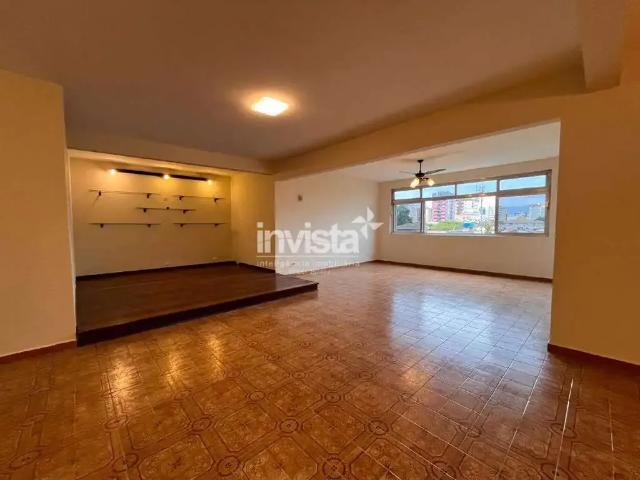 Apartamento para Locação em Santos/SP Embaré 3 Quartos