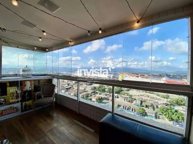 Apartamento para Locação em Santos/SP Ponta da Praia 3 Quartos