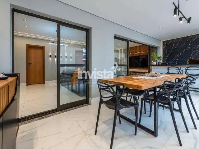 Apartamento para Locação em Santos/SP Ponta da Praia 3 Quartos