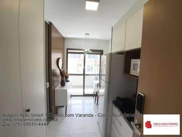 Apartamento para Locação em Salvador/BA Costa Azul 1 Quartos