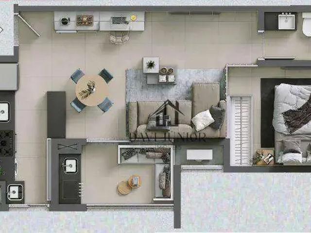 Apartamento para Locação em Sorocaba/SP Alto da Boa Vista 1 Quartos
