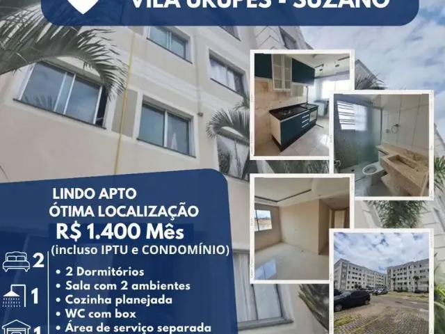 Apartamento para Locação em Suzano/SP Vila Urupês 2 Quartos