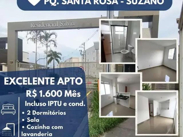 Apartamento para Locação em Suzano/SP Parque Santa Rosa 2 Quartos
