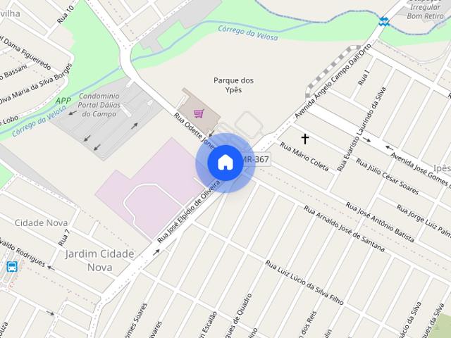 Apartamento para locação Mobiliado 2 quartos em Sumaré /SP Condomínio Portal dos Hibiscos