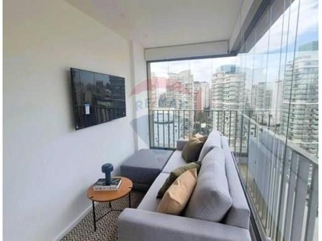 Apartamento para locação na Vila Nova Conceição com um dormitório e uma vaga