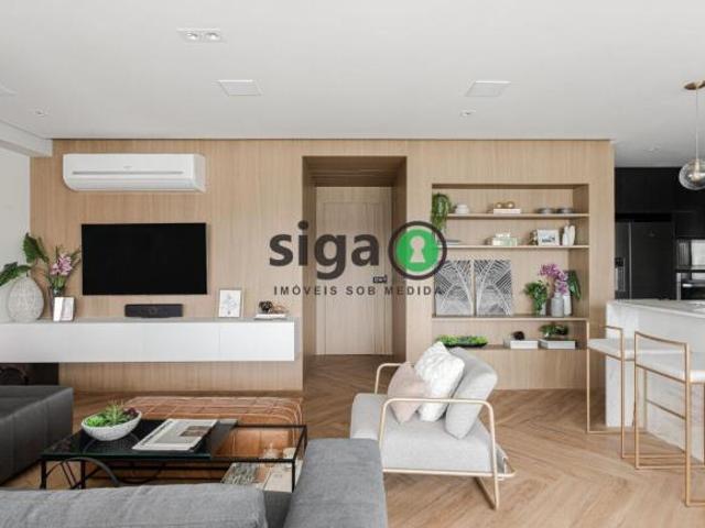 APARTAMENTO PARA LOCAÇÃO NO BROOKLIN 130m² 3 DORMITO E 2 VAGAS A 800 METROS DO SHOPPING MORUMBI