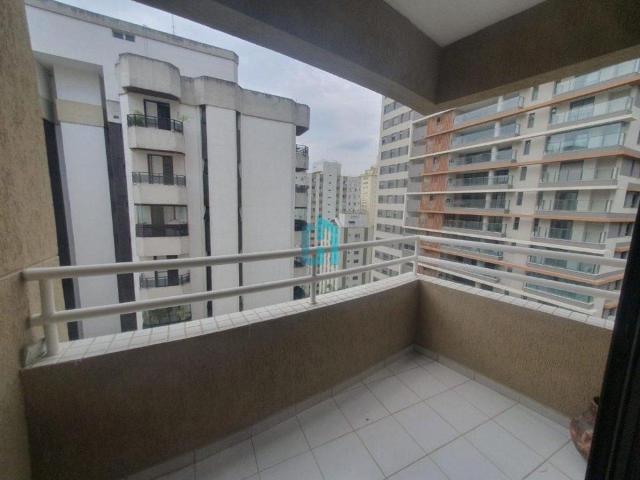 Apartamento Para Locação No Brooklin, Com 1 Dorm, 1 Vaga de Garagem