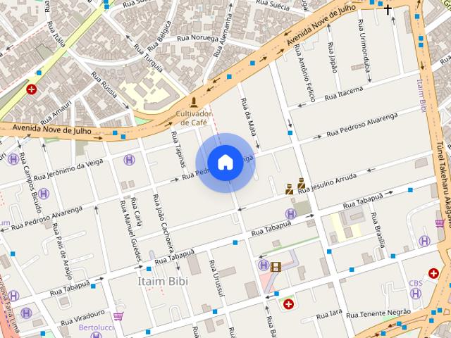 Apartamento para locação no Itaim Bibi, 2 dormitórios e 118 m ²
