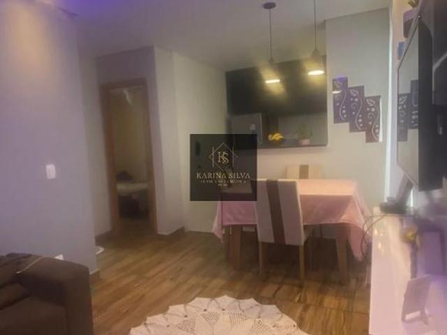 Apartamento à venda em Taubaté SP: 2 quartos, 2 salas, 1 banheiro, 1 vaga de garagem, 43m² no Parque