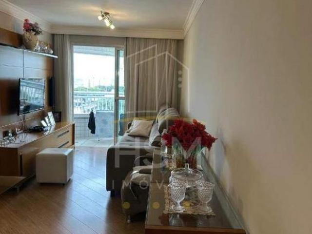 Apartamento para venda Mobiliado com 3 quartos, sendo 1 suíte, 2 vagas fixas Ru