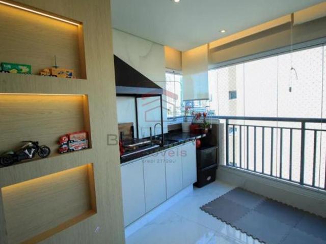 Apartamento para venda na Mooca com 3 quartos e varanda gourmet