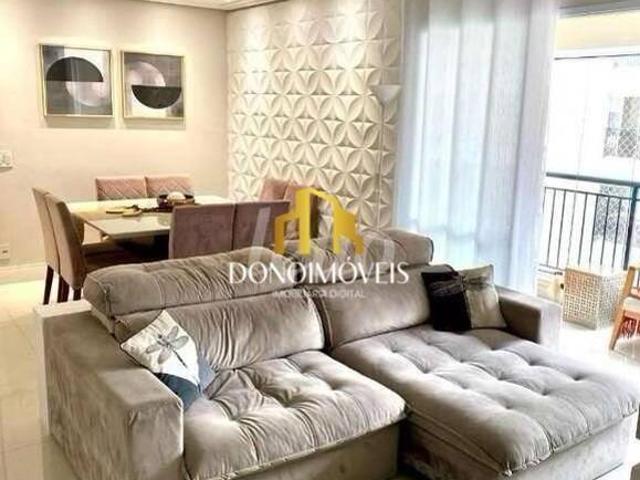 Apto 106m vista livre andar alto Cond Auge Home Resort Centro SBC