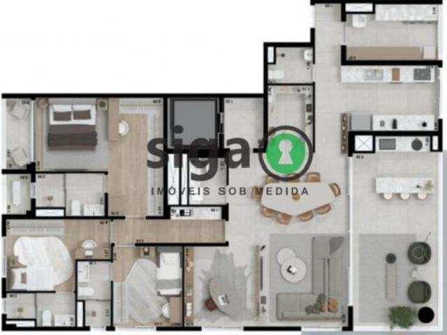 Apartamento para venda no Alto da Lapa 04 dormitórios, São Paulo SP