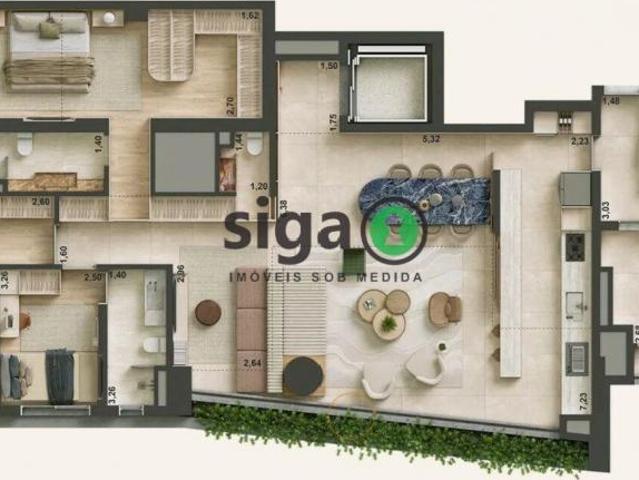 Apartamento para venda no Brooklin 03 suítes, São Paulo SP
