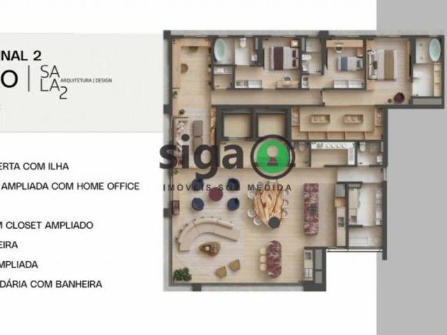 Apartamento para venda no Campo Belo com 03 suítes, São Paulo SP