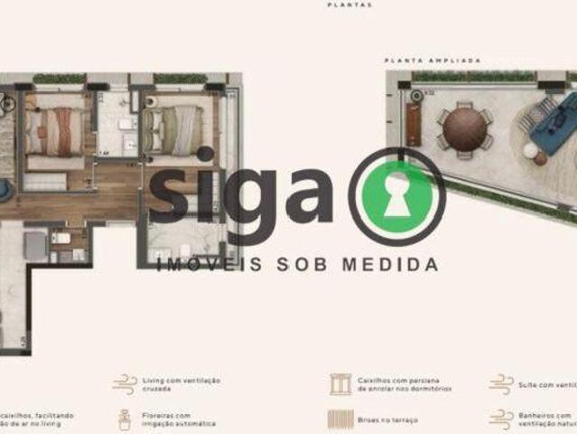 Apartamento para venda no Itaim Bibi 02 suítes, São Paulo SP