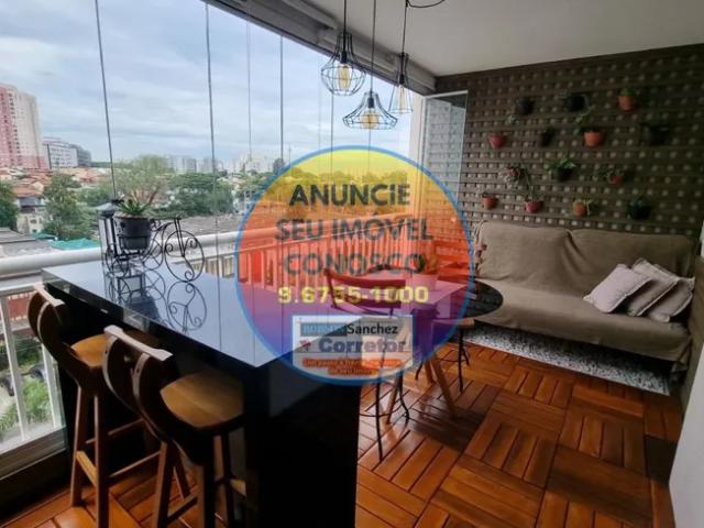 Apartamento para venda no Jardim Marajoara com 3 quartos, 1 suíte, 2 vagas, 107m², varanda gourmet!