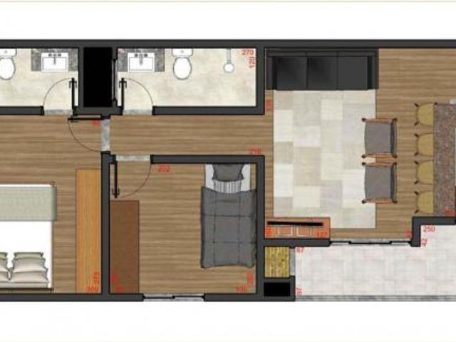 Apartamento para Venda, Curitiba / PR, bairro Boqueirão, 2 dormitórios, sendo 1 suíte