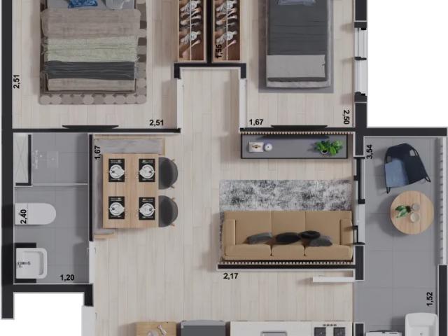 Apartamento para venda com 40 metros quadrados com 2 quartos no Ipiranga São Paulo SP