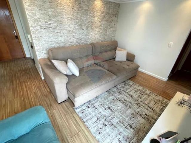 Apartamento para venda com 69,98 m², três dormitórios com armários, na Vila Brasileira Mogi das Cr