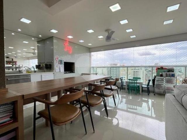 Apartamento para venda com 140 m2 sendo 3 quartos e 3 vagas na Santa Terezinha SP