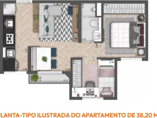 Apartamento para venda com 38 metros quadrados com 2 quartos em Imirim São Paulo SP