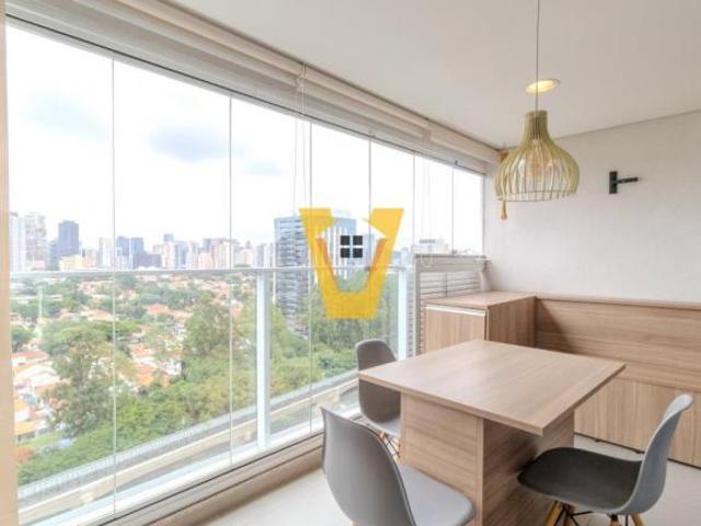Apartamento para venda e locação em Brooklin com 1 quarto, 41m²