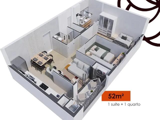 Apartamento para Venda em Maringá/PR Zona 07 2 Quartos
