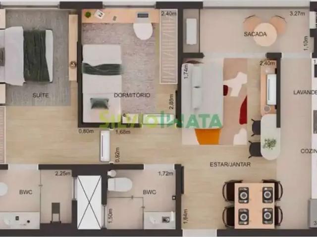 Apartamento para Venda em Maringá/PR Zona 07 2 Quartos