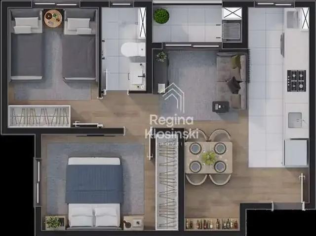 Apartamento para Venda em Maringá/PR Parque Industrial I 2 Quartos