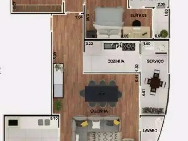 Apartamento para Venda em Mauá/SP Vila Assis Brasil 3 Quartos