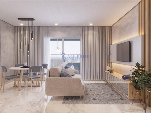 Apartamento para venda em Mirim em Praia Grande São Paulo de 77.00m² com 2 Quartos, 1 Suíte e 2 Garagens
