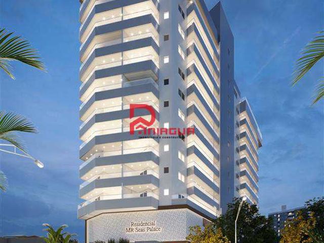 Apartamento para venda em Mirim em Praia Grande São Paulo de 79.00m² com 2 Quartos, 1 Suíte e 2 Garagens