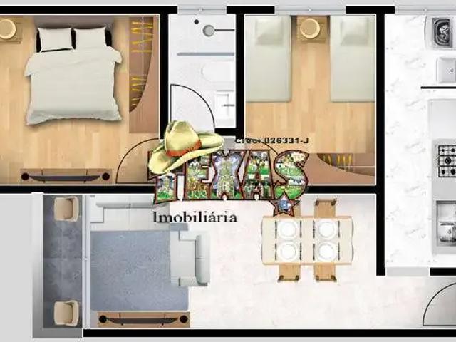Apartamento para Venda em Mogi das Cruzes/SP Conjunto Habitacional Ana Paula 2 Quartos