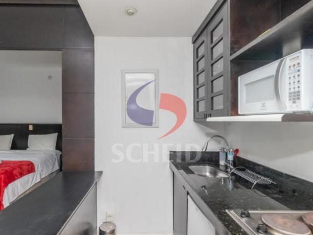 Apartamento para venda em Moema com 1 quarto, sendo 1 suíte, 27m²