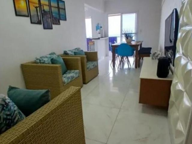 Apartamento para Venda em Mongaguá, Jardim Marina, 2 dormitórios, 2 suítes, 3 banheiros, 1 vaga