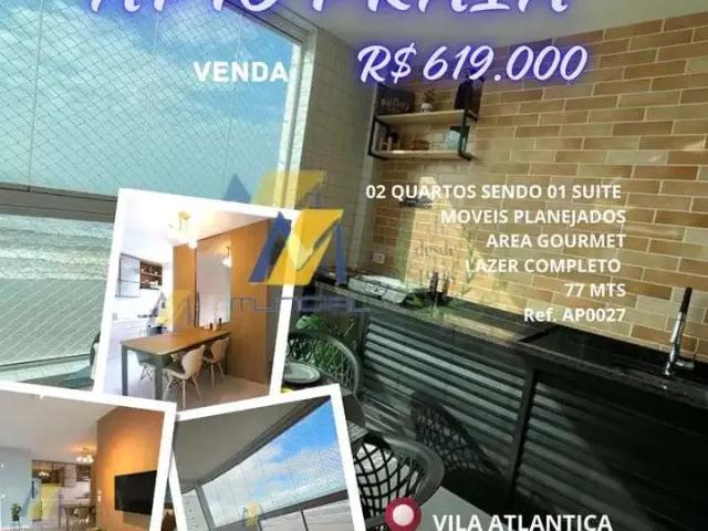 Apartamento para Venda em Mongaguá/SP Vila Atlântica 2 Quartos