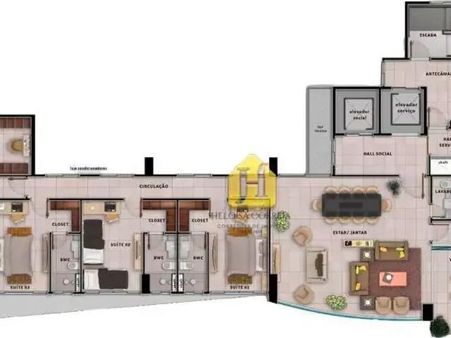 Apartamento para Venda em Natal/RN Areia Preta 4 Quartos