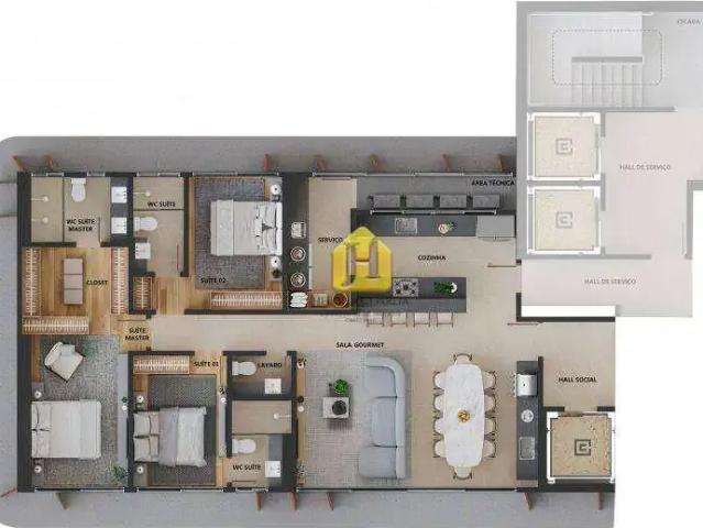 Apartamento para Venda em Natal/RN Tirol 3 Quartos
