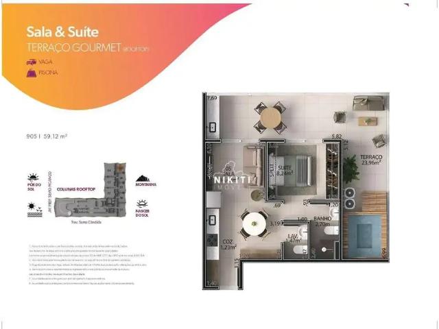 Apartamento para Venda em Niterói/RJ Charitas 1 Quartos