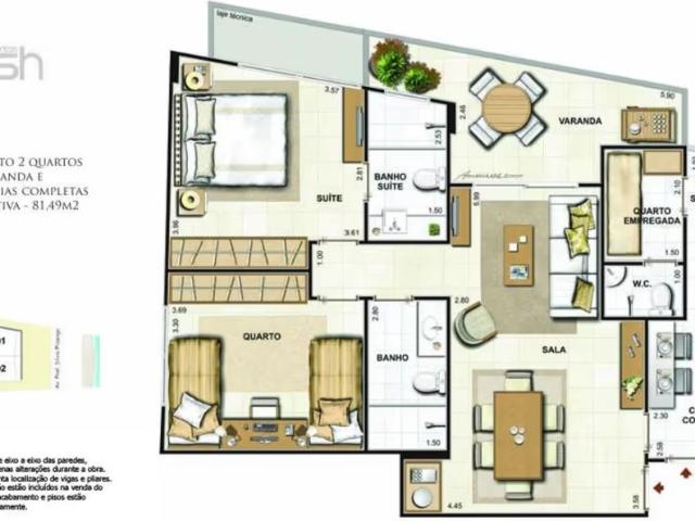 Apartamento para Venda em Niterói/RJ Charitas 2 Quartos