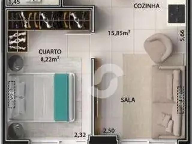 Apartamento para Venda em Niterói/RJ Itacoatiara 1 Quartos