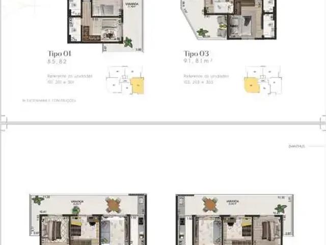 Apartamento para Venda em Niterói/RJ Piratininga 2 Quartos